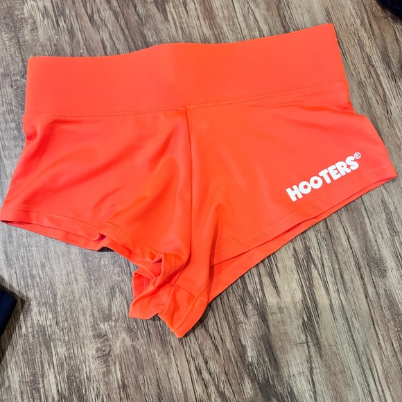 Hooters | Other | Orange Hooters Tank Top And Shorts Set | Poshmark
